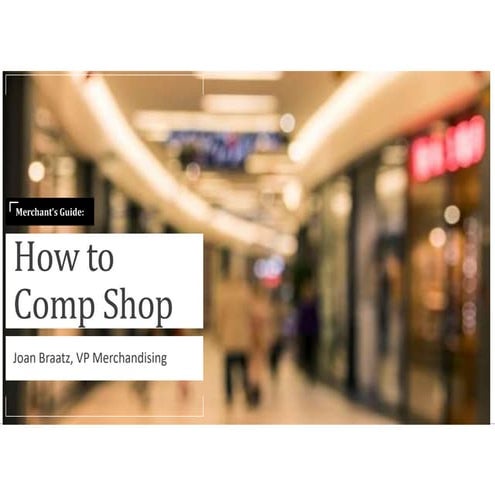 How to Conduct Comp Shop | PDF