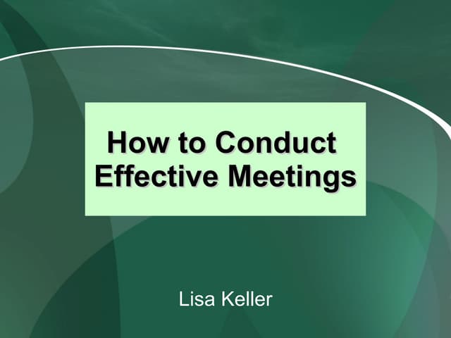 Basic facilitation skills | PPTX