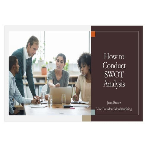 How to conduct a SWOT Analysis | PPT
