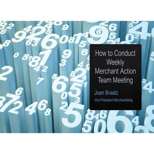 How to Conduct Weekly Merchant Action Team Meeting | PPT