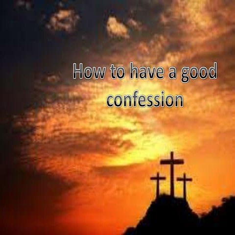 How to confess tagalog version | PPTX