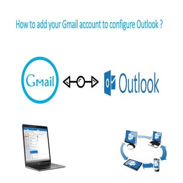 How to configure gmail in outlook | PPTX