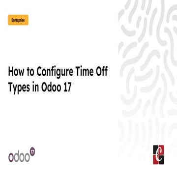 How to Configure Time Off Types in Odoo 17 | PPT
