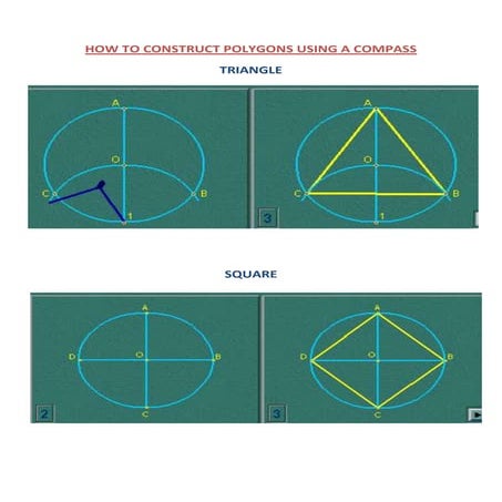 How to construct polygons using a compass | DOCX