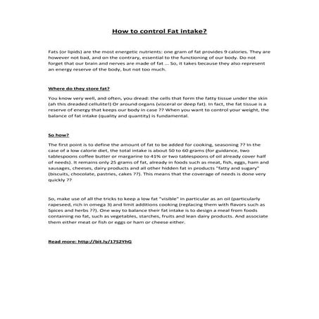Low cholesterol diet | PDF