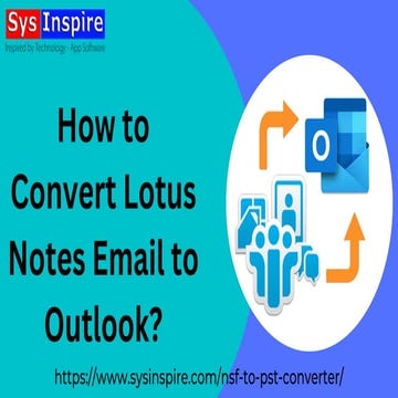 How to Convert Lotus Notes Email to Outlook.pdf