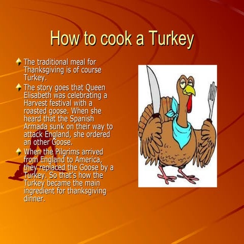How to cook a turkey | PPT