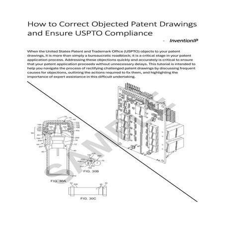 How to Correct Objected Patent Drawings and Ensure USPTO Compliance ...