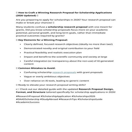 Winning Research Proposal for Scholarship Applications (2026 Updated) .docx