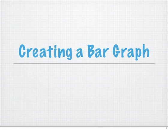 Bar graph presentation | PPT