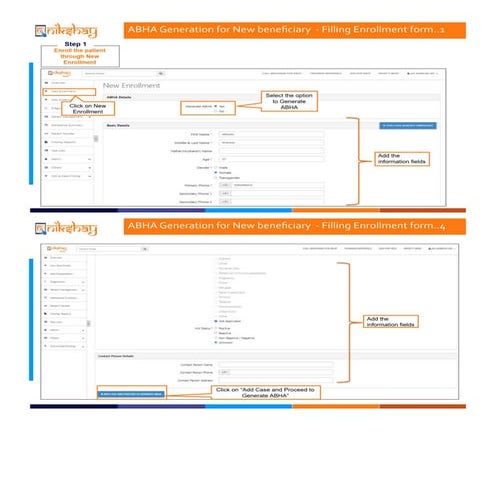 How to create ABHA ID.docx................. | PDF