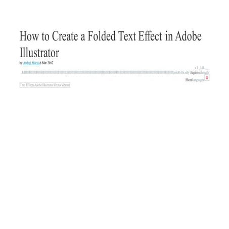 How to Create a Folded Text Effect in Adobe Illustrator.docx