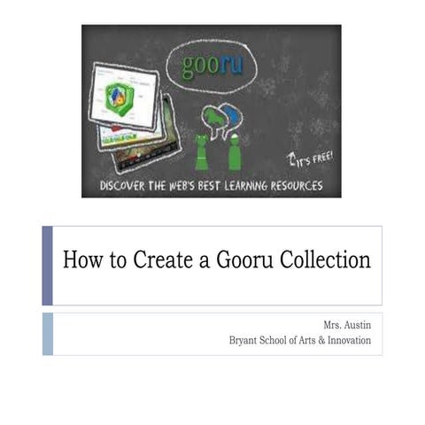 How to create a gooru collection | PPT