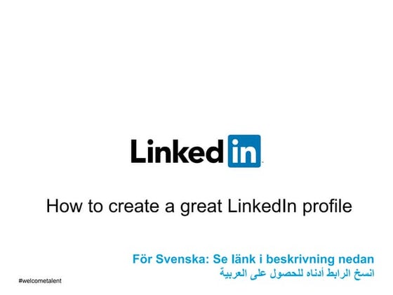 LinkedIn Profile Cheat Sheet | PDF