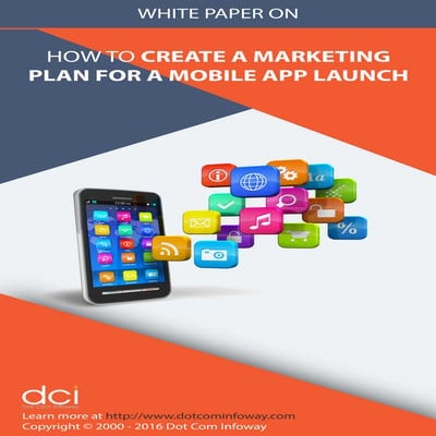 How to Create a Marketing Plan for a Mobile App Launch | PDF