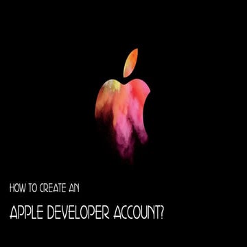 How to create an app developer account | PDF | Computer Software and ...