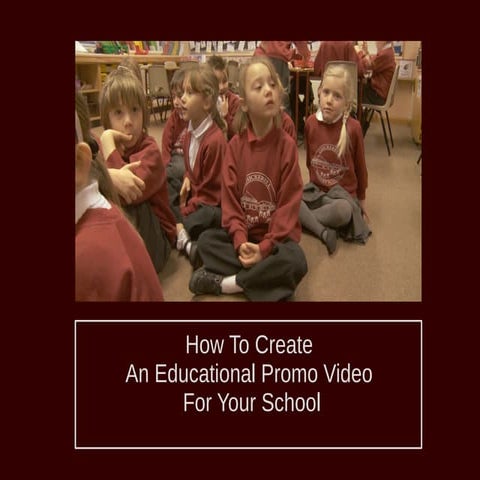 How to create an educational promo video for your school | ODP | Video ...