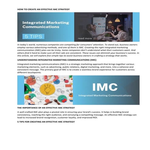 HOW TO CREATE AN EFFECTIVE IMC STRATEGY.pdf