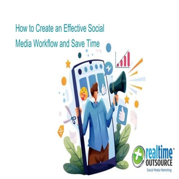 How to create an effective social media workflow and save time | PPTX