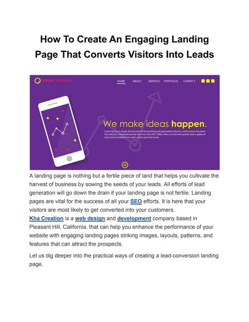 Converting visitors into customers | PDF