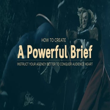 How to create a powerful brief to your agency | PDF