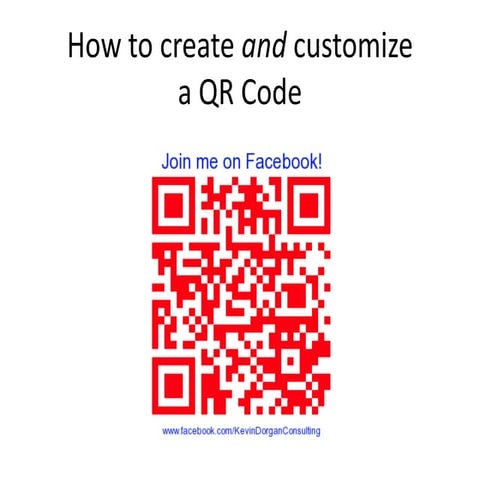 How to create a qr code | PPT