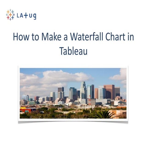 How to create a tableau waterfall chart | PDF