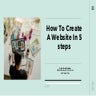 How to create a website in 5 steps | PDF | Internet for Beginners ...