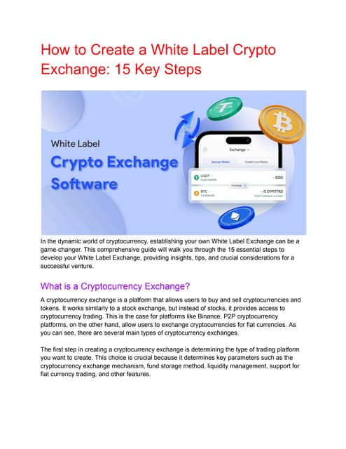 How to become Crypto FNO Exchange in India.pptx