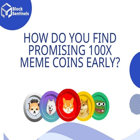 How Do You find Promising 100x Meme Coins Early? | PPTX