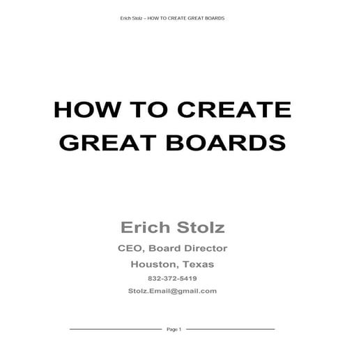 How to create great boards | PDF