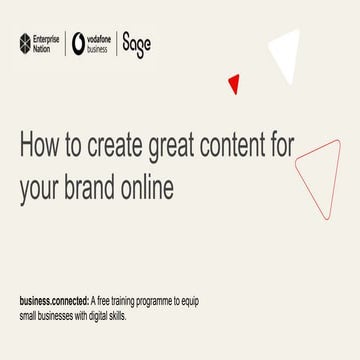 How to Create Great Online Content | PPT