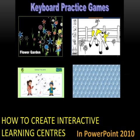 How to create interactive learning centres power point 2010 | PPT