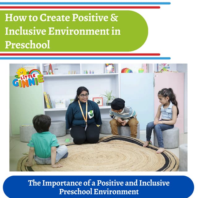 How to Create Positive & Inclusive Environment in Preschool | PDF