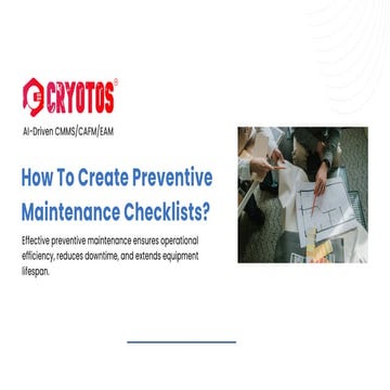 How To Create Preventive Maintenance Checklists.pdf