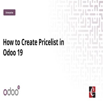 Step-by-Step Guide to Uploading Bills in Odoo 19 Purchase Enterprise | PPTX