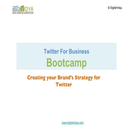 How To Create Twitter Strategy For Your Brand | PDF | Marketing and ...