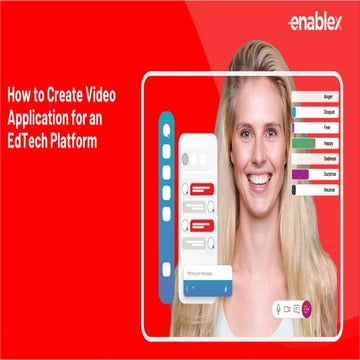 How to Create Video Application for an EdTech Platform | PPTX