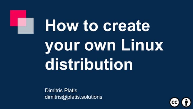 How To Create Your Own Linux Distribution Embedded Gothenburg Ppt
