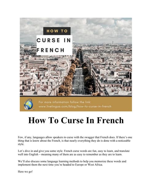 Basic French Lessons | PPT