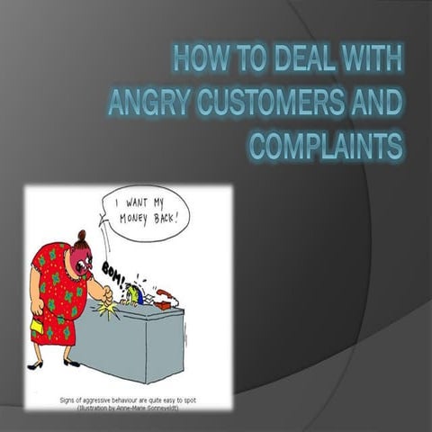How to deal with angry customers and complaints | PPT