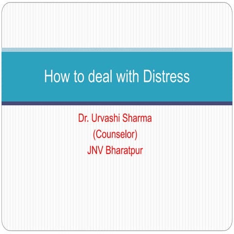 How to deal with stress | PPTX