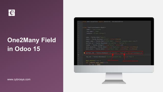 How To Define One2many Field In Odoo 15 Ppt