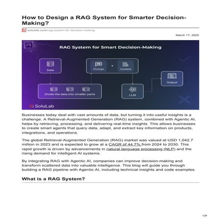 How to Design a RAG System for Smarter Decision-Making.pdf