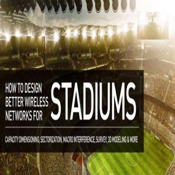 How to design better wireless networks for stadium | PPTX