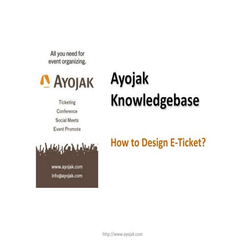 How to Design e-Ticket | PPT