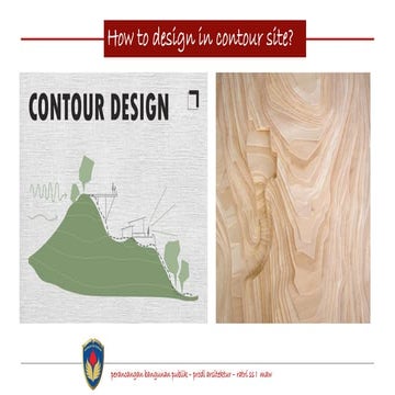 how to design in contour site for architecture student.pdf