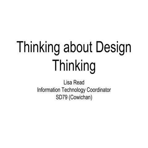 How to Design think | PPTX