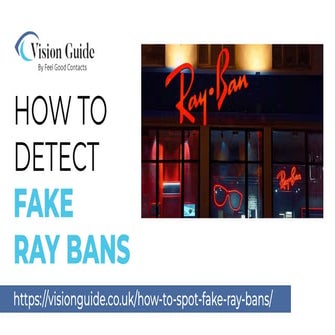 How to Detect Fake Ray Bans at Airports: Vision Guide Travel Tips | PDF