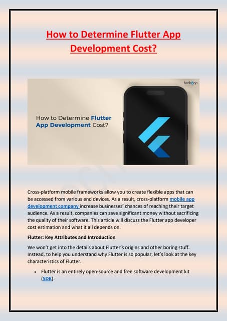 The Flutter Framework Advantages in Custom Mobile App Development | PPT The Flutter Framework Advantages in Custom Mobile App Development | PPT